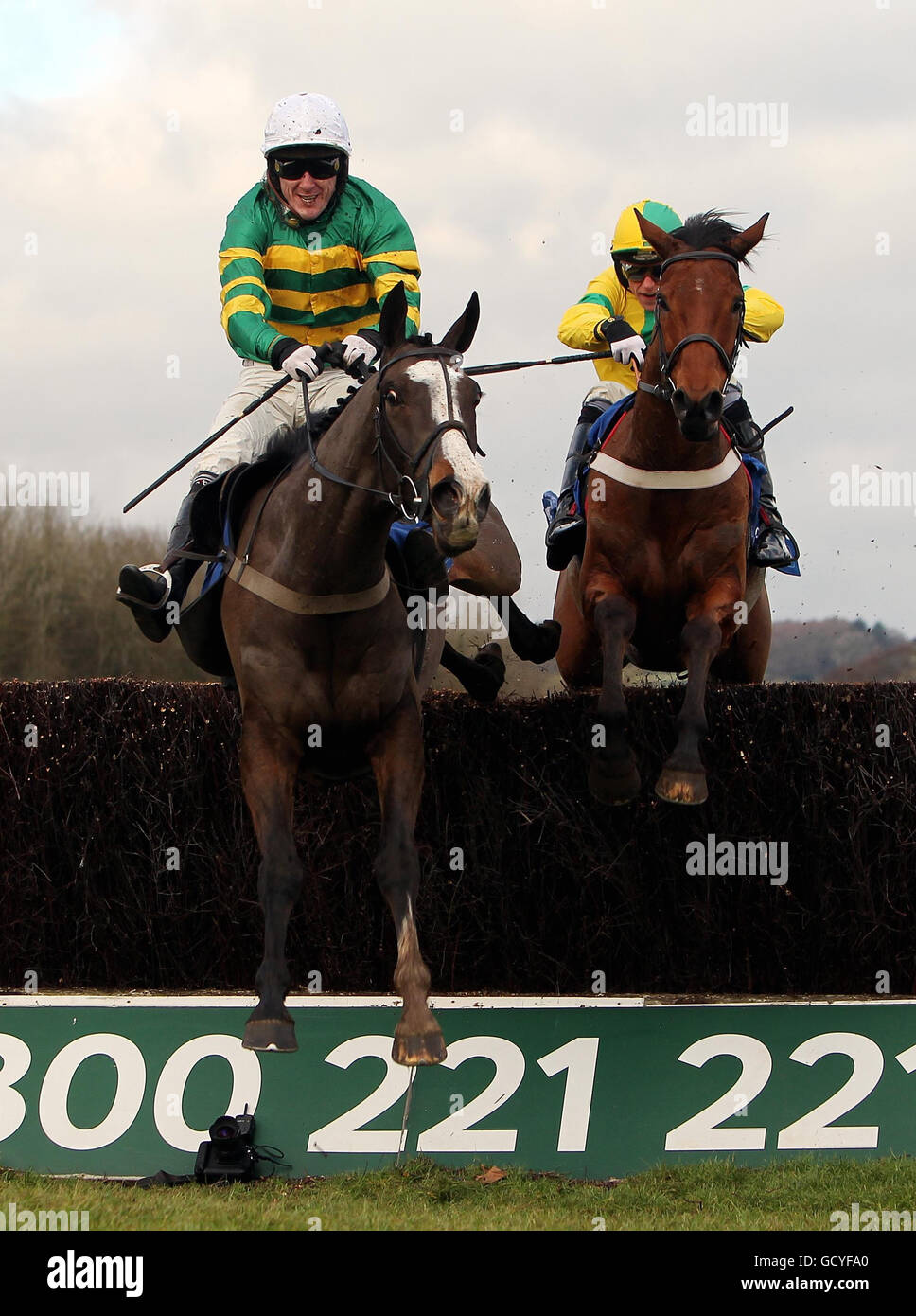 Horse racing coral welsh national day chepstow racecourse hi-res stock ...