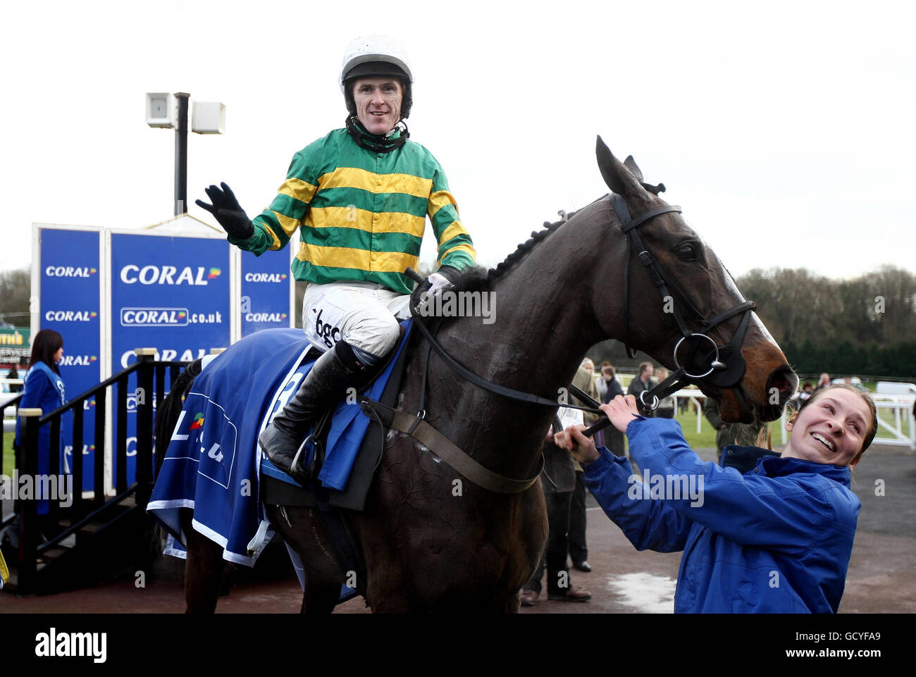 Horse Racing - Coral Welsh National Day - Chepstow Racecourse Stock ...