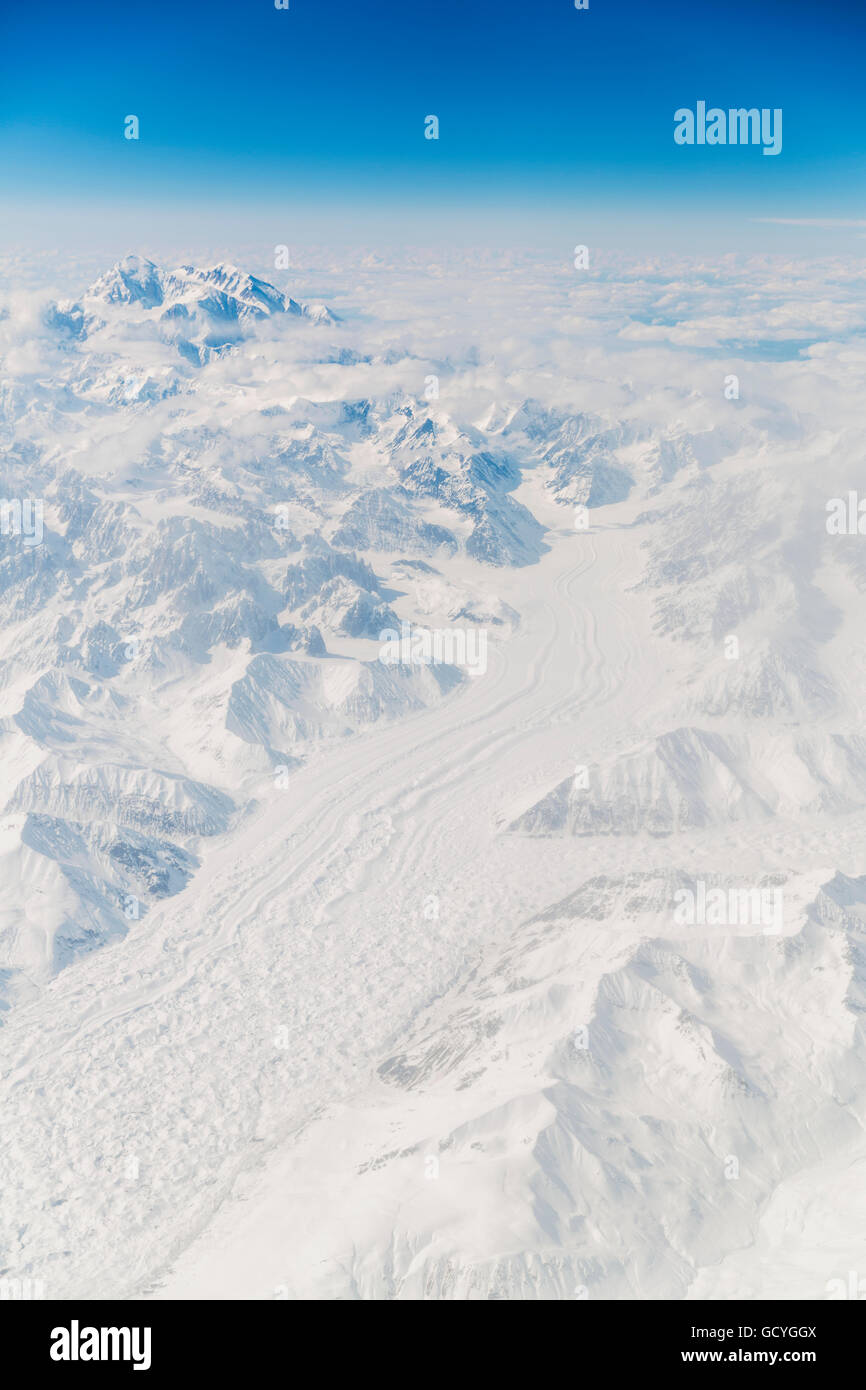 Aerial view of mt denali hi-res stock photography and images - Alamy
