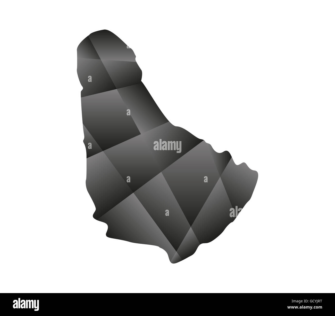Barbados map Cut Out Stock Images & Pictures - Alamy