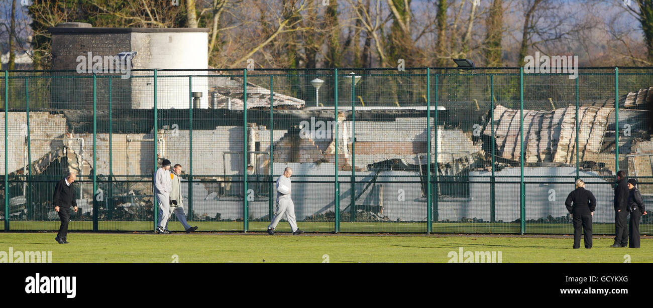 Inmates riot at HMP Ford Stock Photo - Alamy