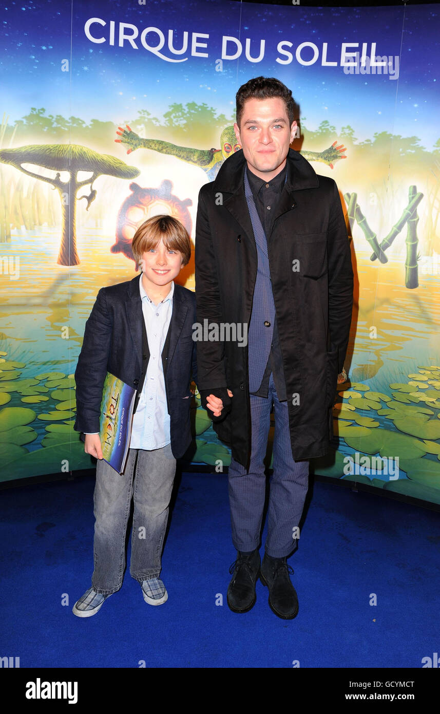 Matt horne ross arrive at the premiere of totem hi-res stock ...
