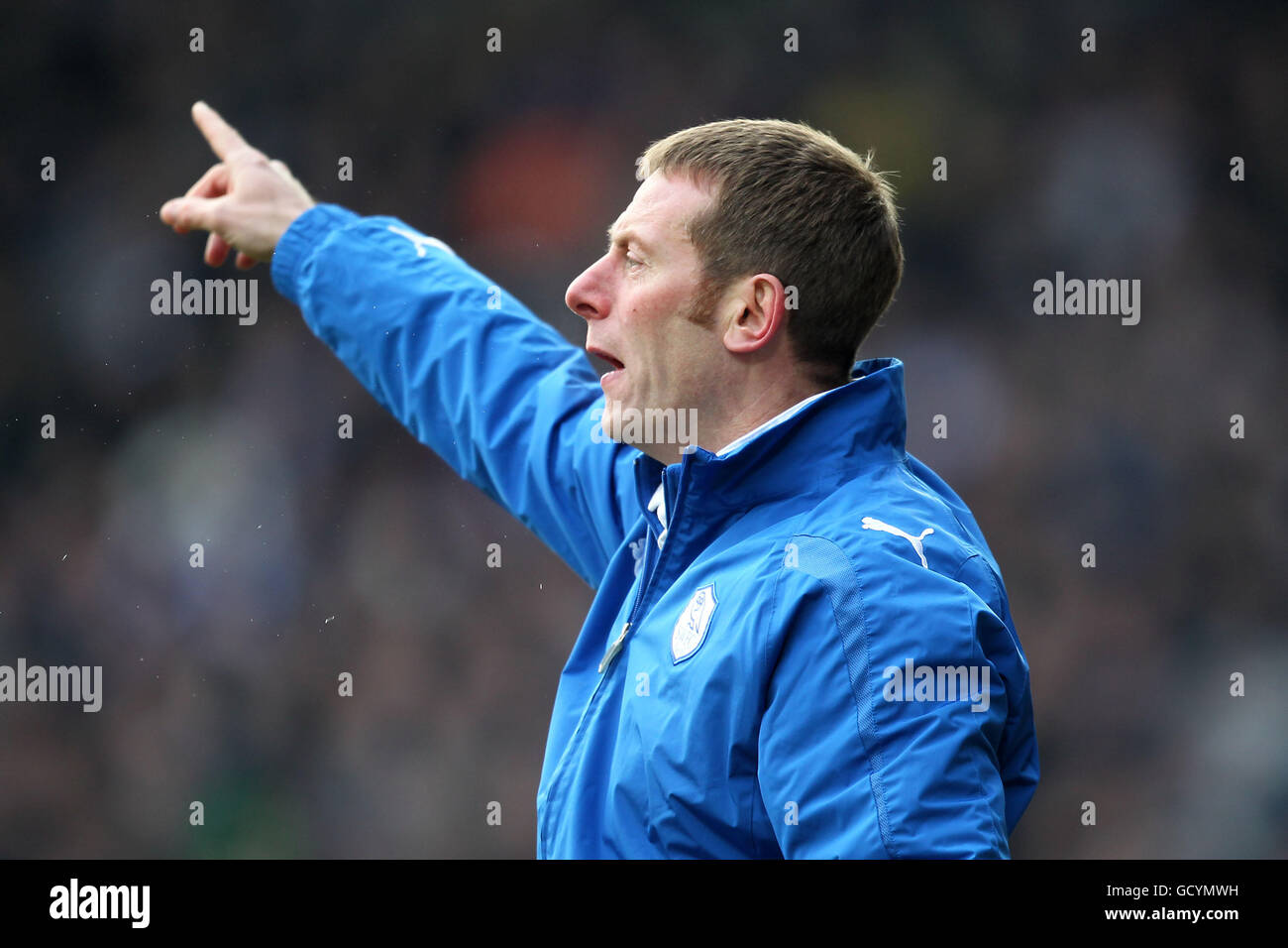 Football coach coaches point pointing points gesture gestures ...