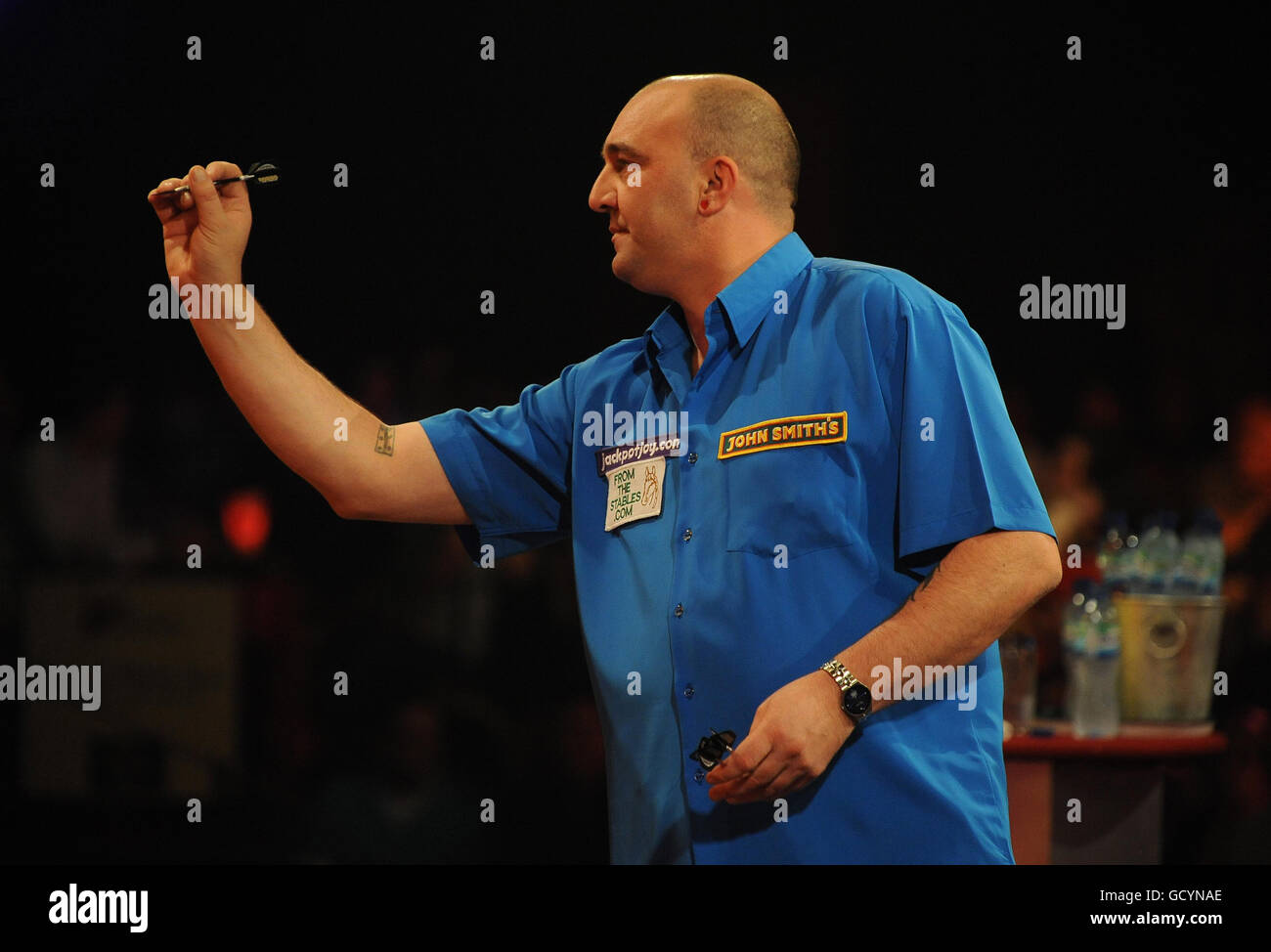 England's Gary Robson in action in the Men's Quarter final during the ...