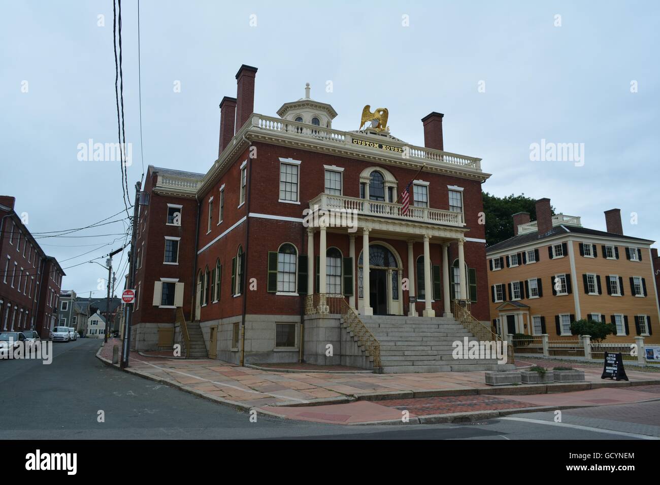 The Salem Customs House at the Salem National Historic Park in Salem ...
