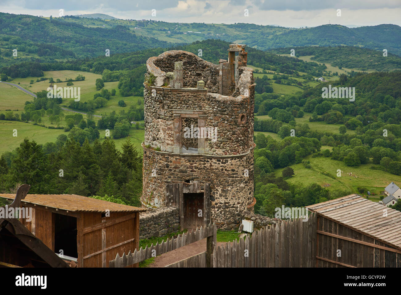 Chateau de Murol Stock Photo - Alamy