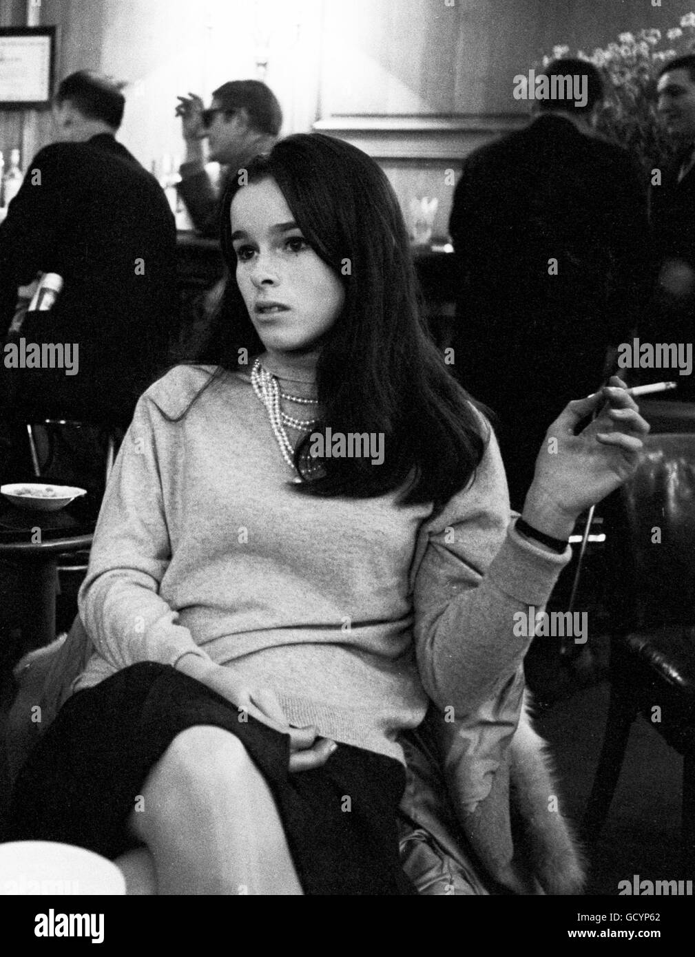 Geraldine Chaplin, photographed in London, January 1965 Stock Photo - Alamy