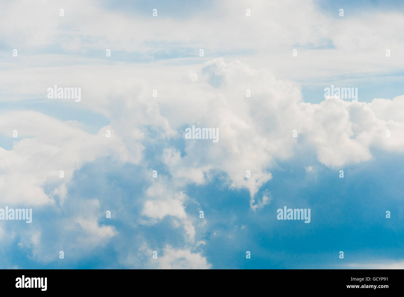 Beautiful blue sky with white cloud Stock Photo - Alamy