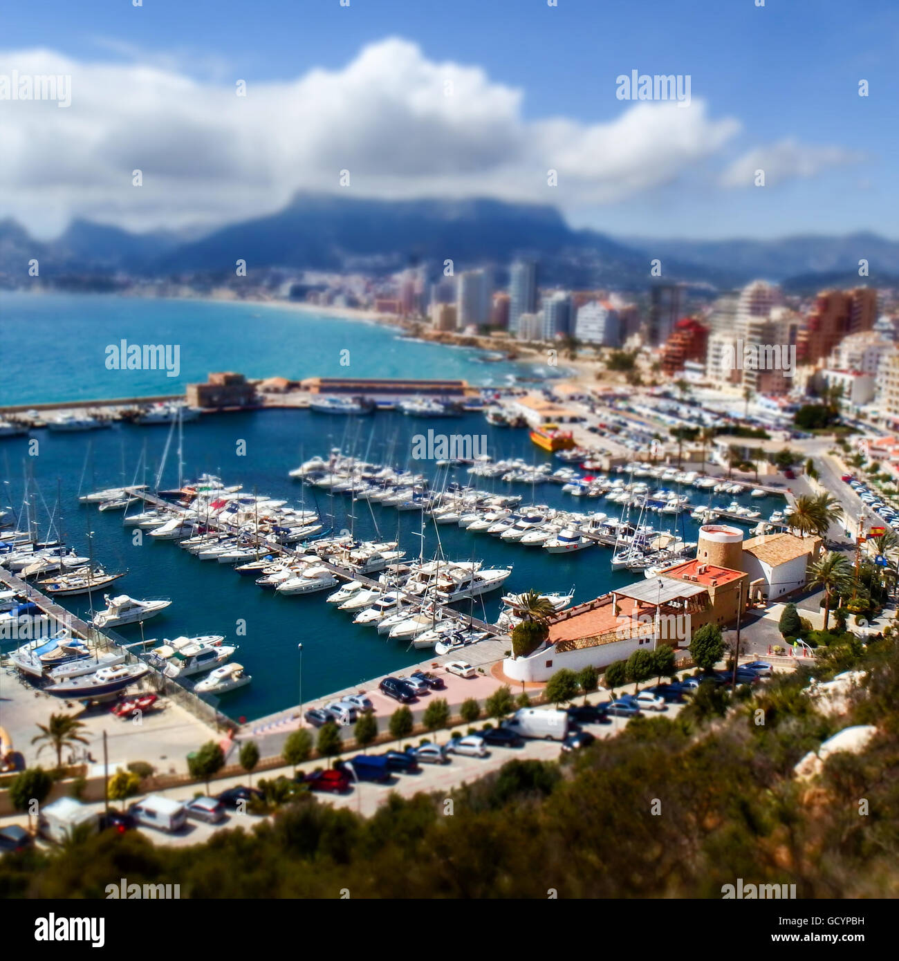 Skyline calpe costa blanca spain hi-res stock photography and images ...