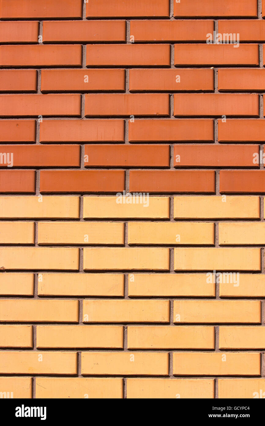 Brick wall background half built hi-res stock photography and images ...