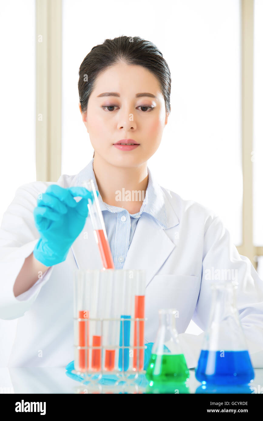 Asian female forensic scientist finally a breakthrough in laboratory ...