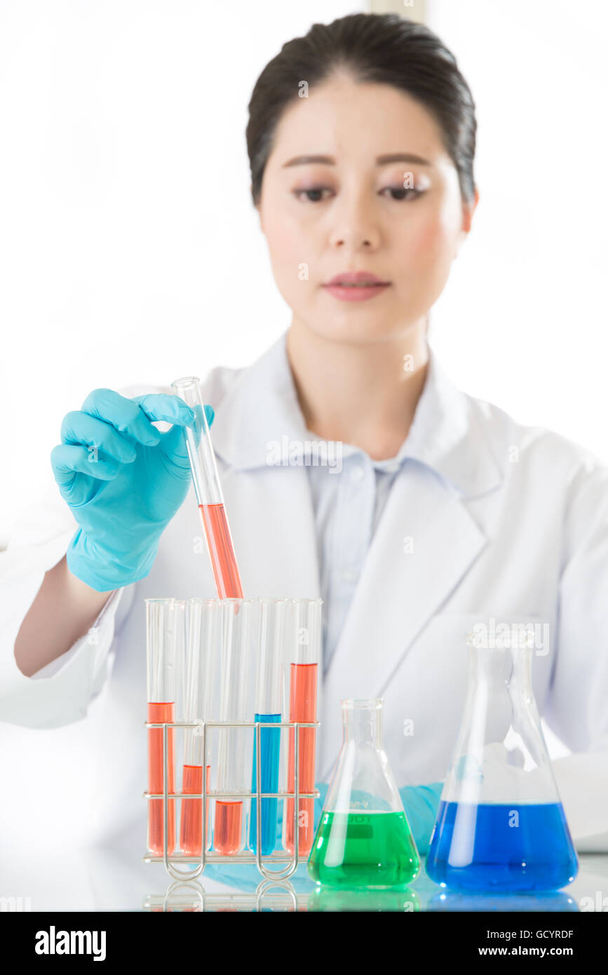 Asian female forensic scientist finally a breakthrough in laboratory ...