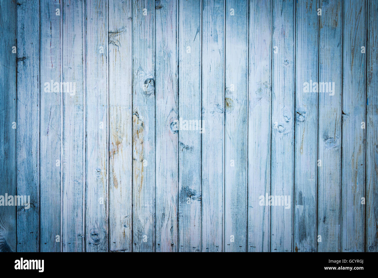 Light blue old wood planks background Stock Photo - Alamy