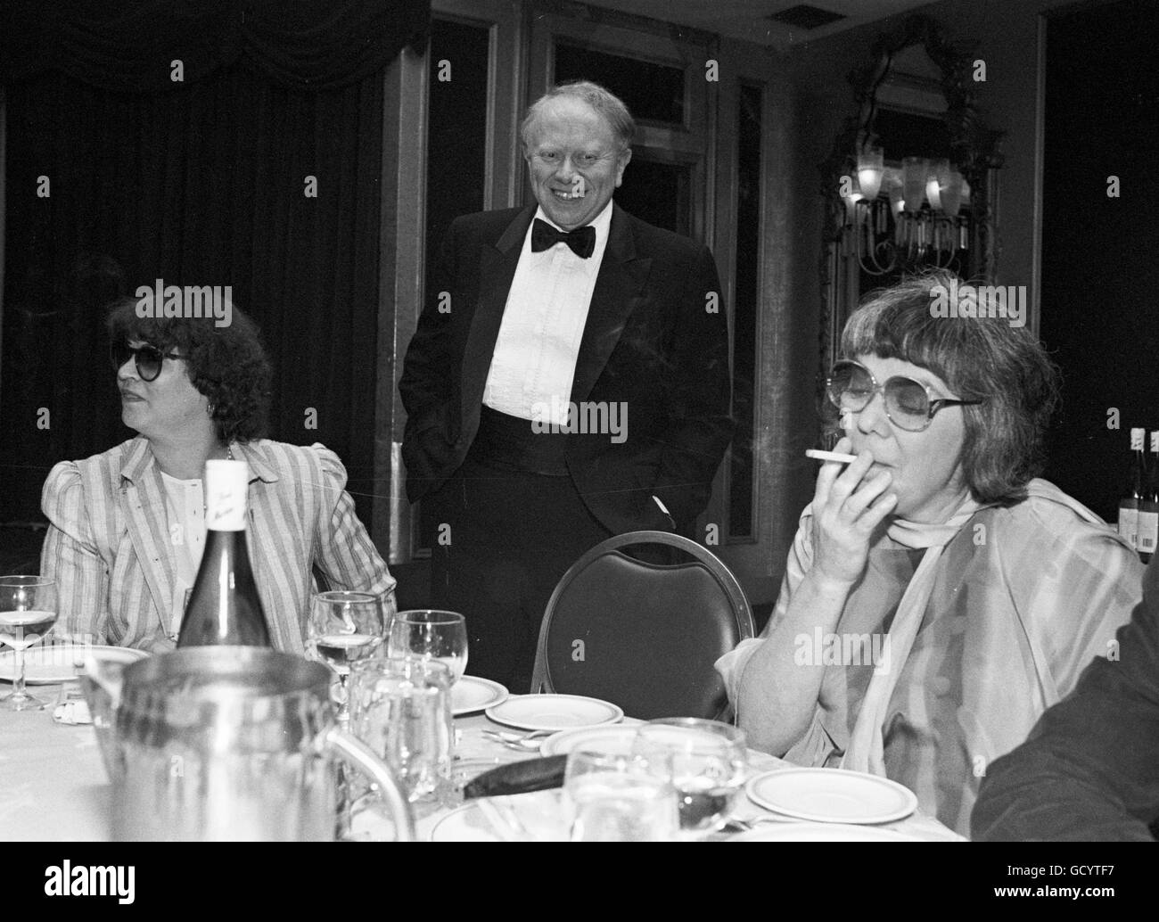 Edward D. Hoch, center, at an event hosted by the Mystery Writers of ...