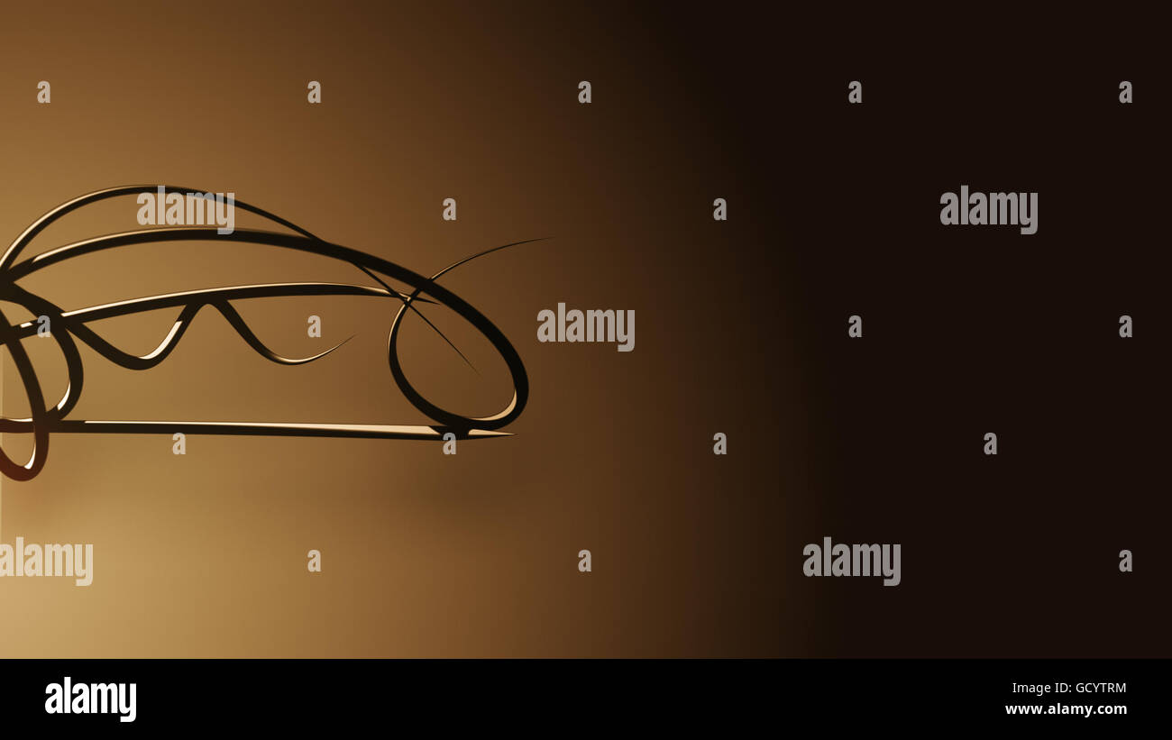 waved organic lines on gradient background, black colour and steel ...