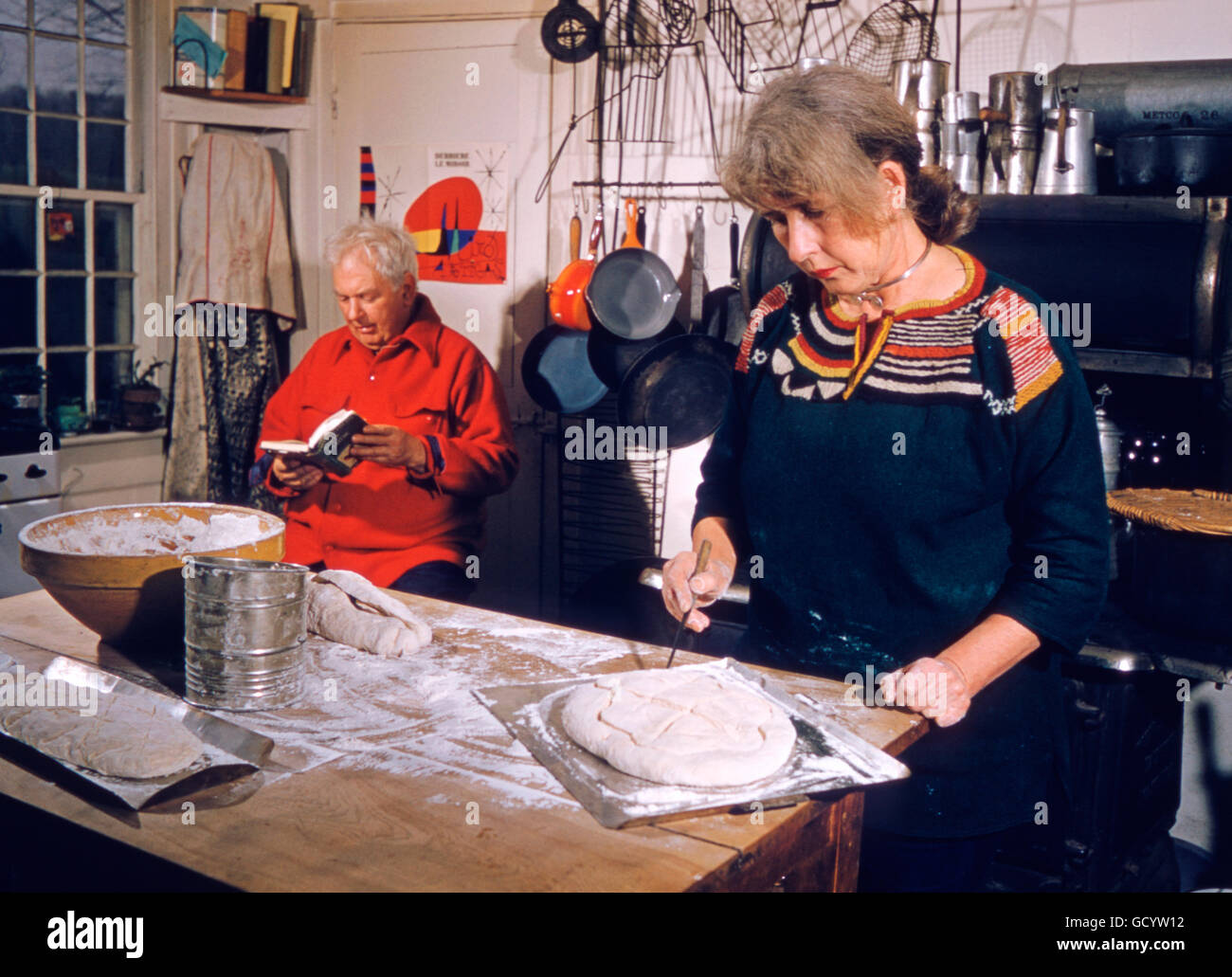 Alexander Calder and his wife Louisa, at home in Roxbury, Connecticut ...