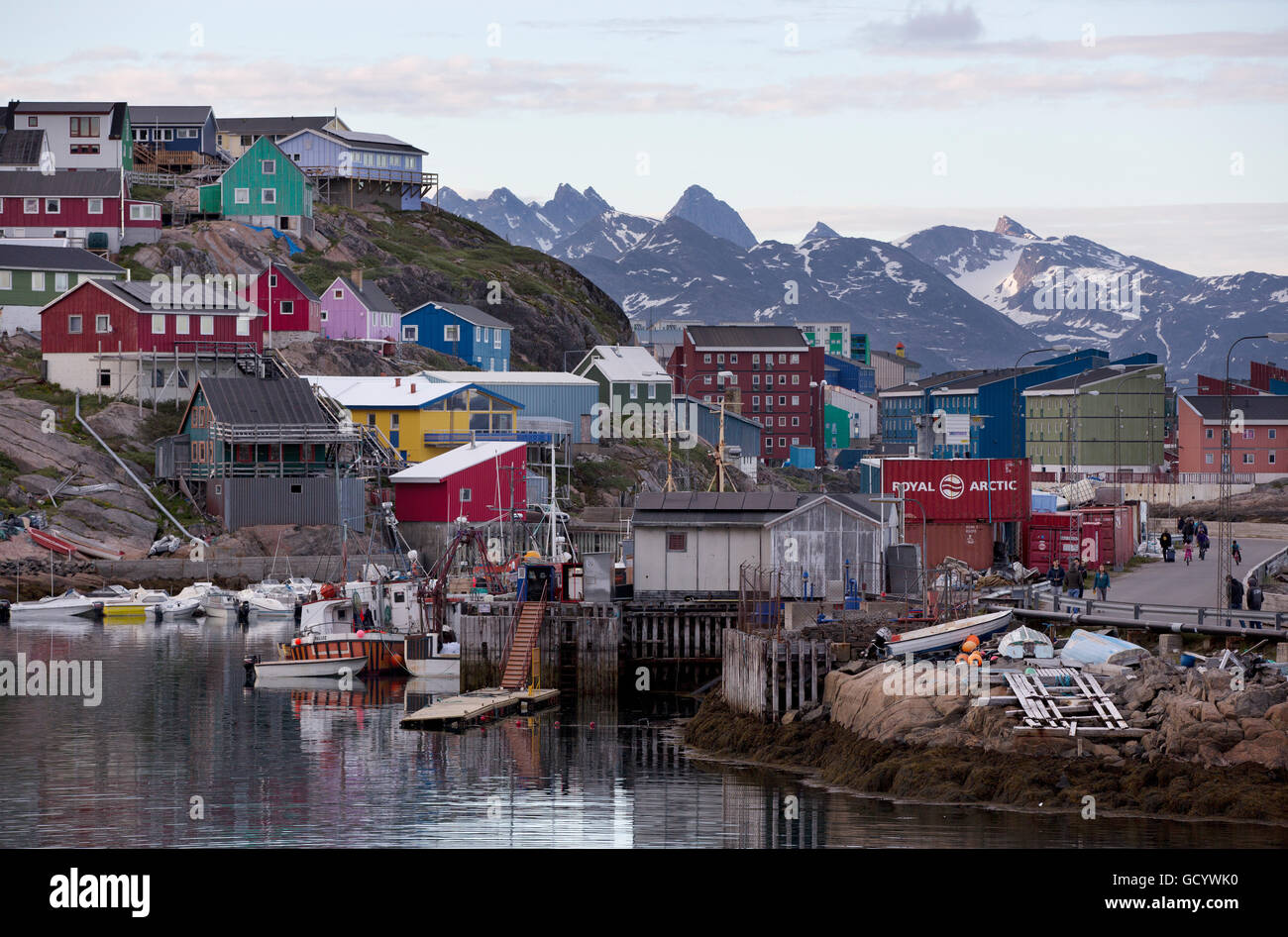 Maniitsoq and houses hi-res stock photography and images - Alamy