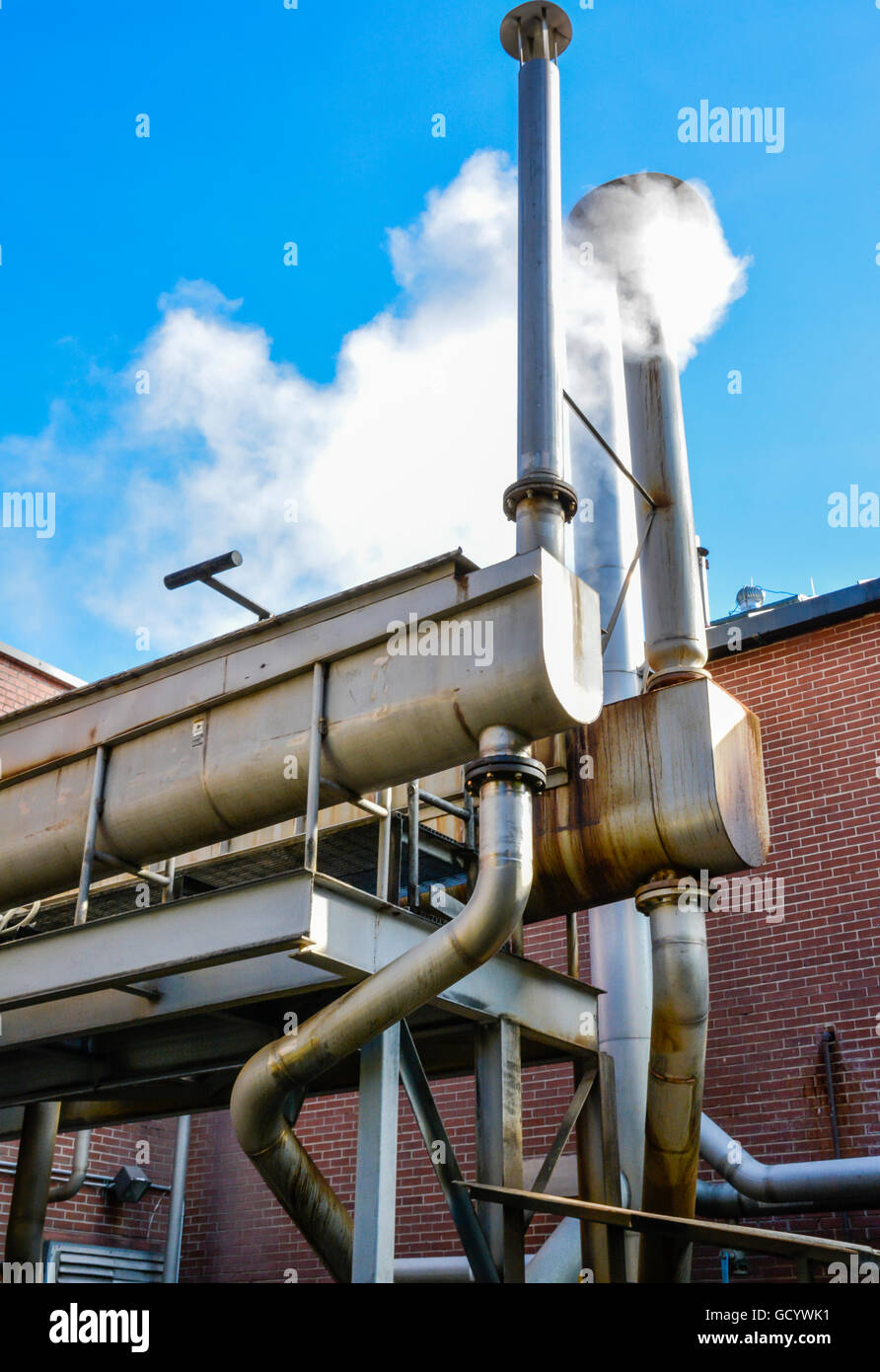 White steam hi-res stock photography and images - Alamy