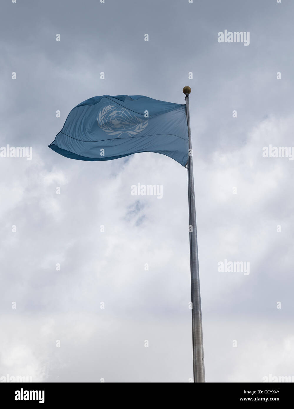 United Nations flag Stock Photo - Alamy