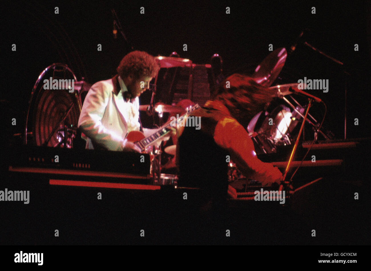 The original lineup of the rock Band "Kansas" live in concert ...