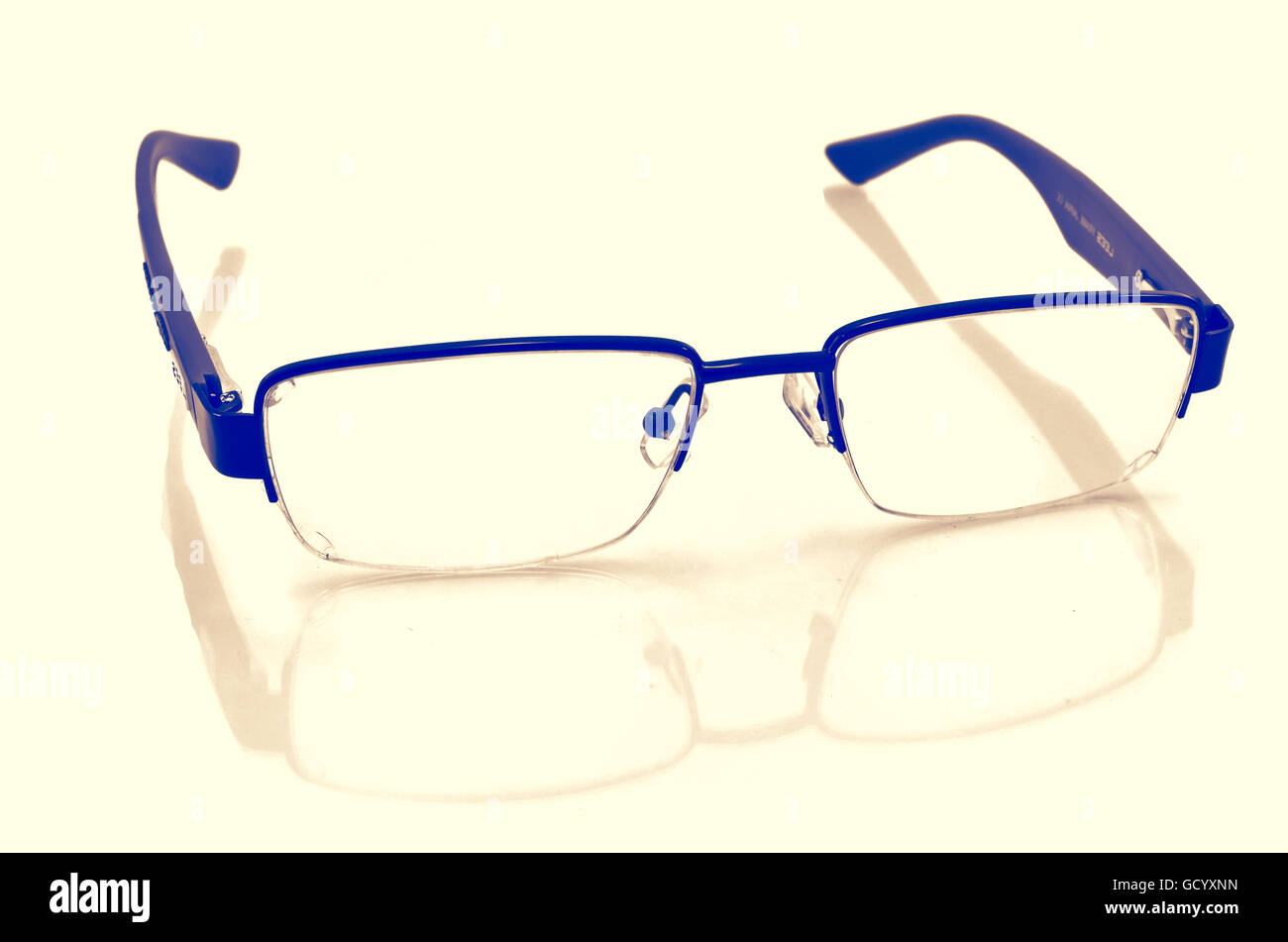 Eyeglasses isolated on white Stock Photo - Alamy