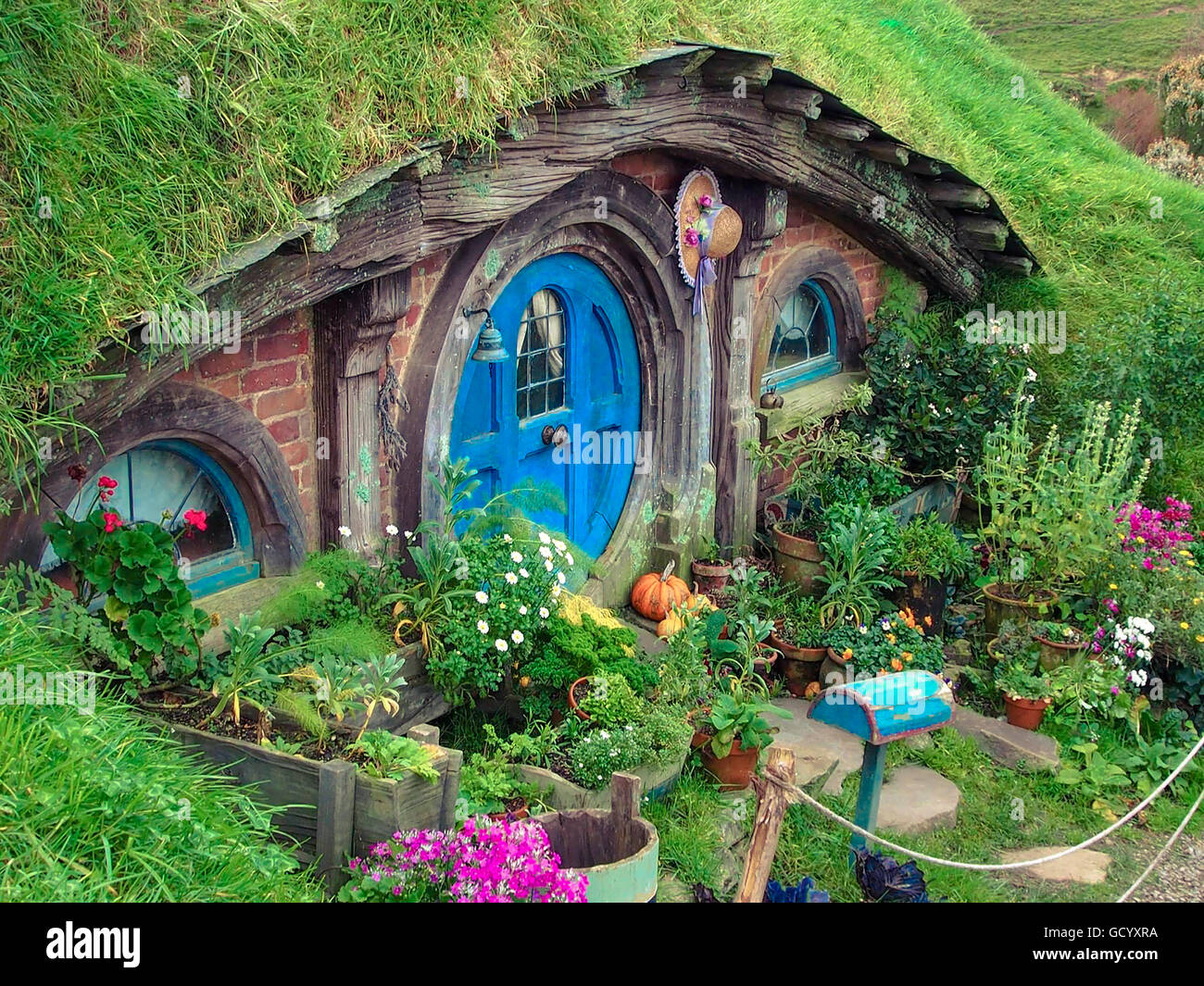 Matamata, New Zealand - August 7, 2013: The real Middle-Earth at the ...