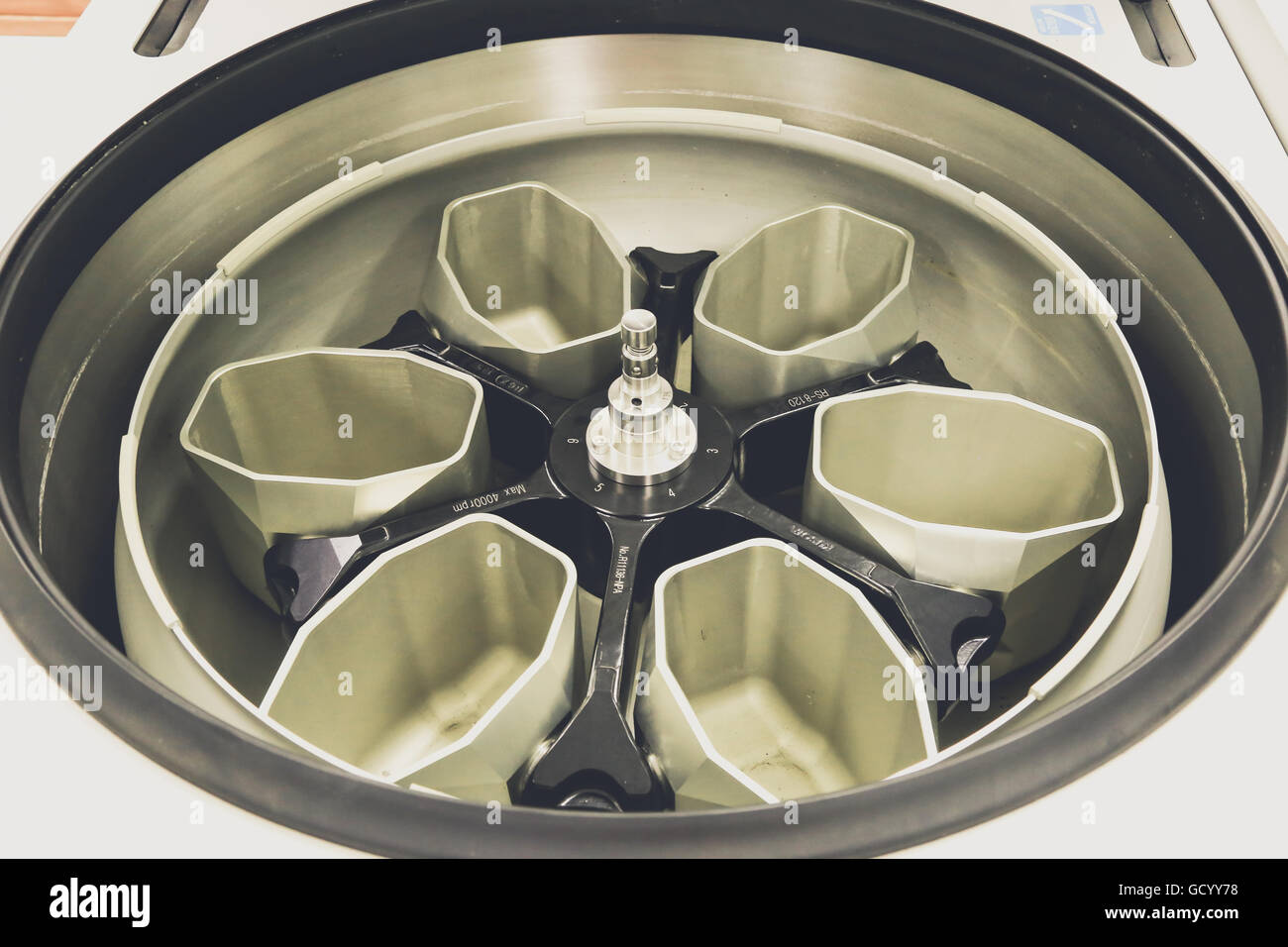 centrifuge. advanced laboratory equipment. photo Stock Photo - Alamy