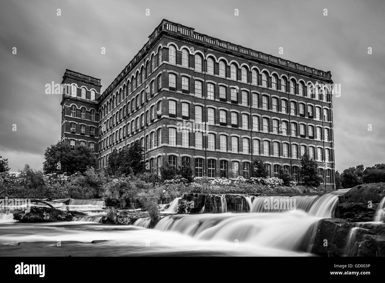 The old J&P Coats Anchor thread mill on the banks of the River Cart in ...