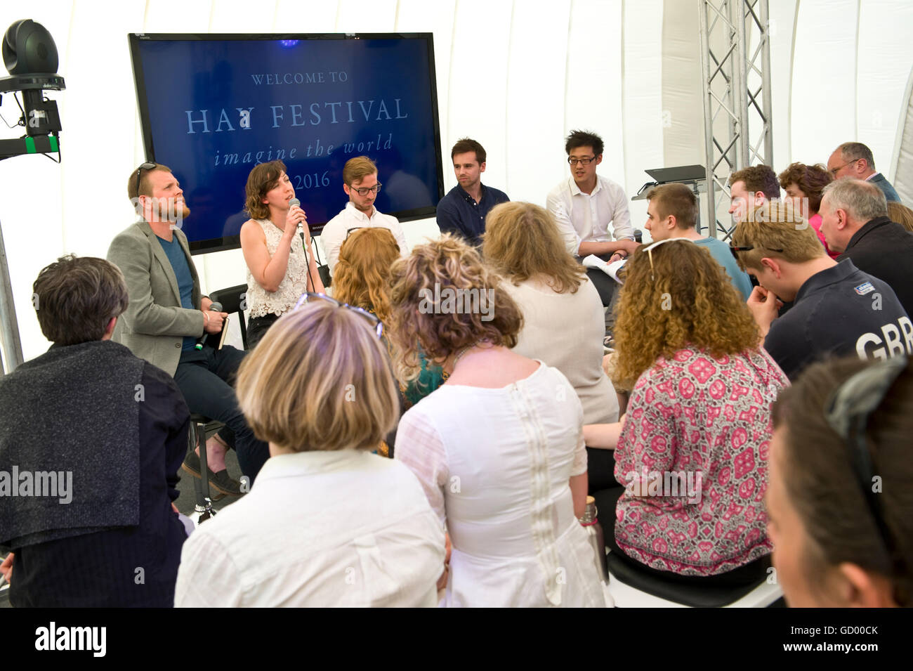 Panel and audience hi-res stock photography and images - Alamy