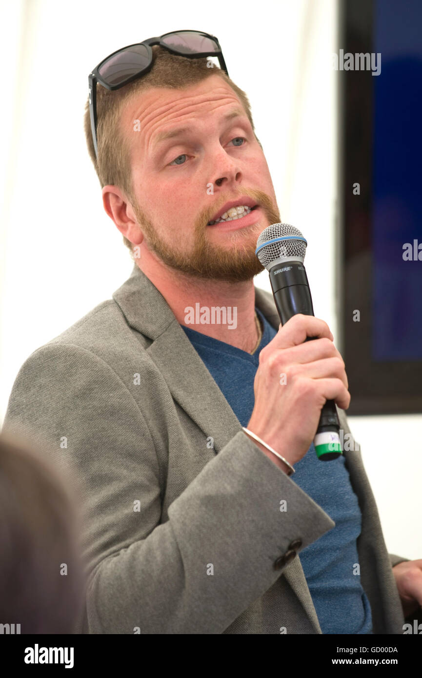 Tom Robinson founder of Adaptavate, a company that develops bio ...