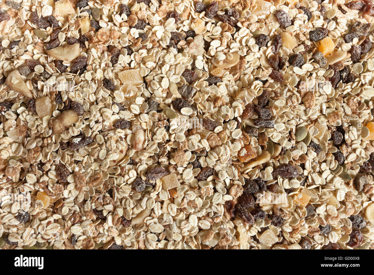 dry muesli as background Stock Photo - Alamy