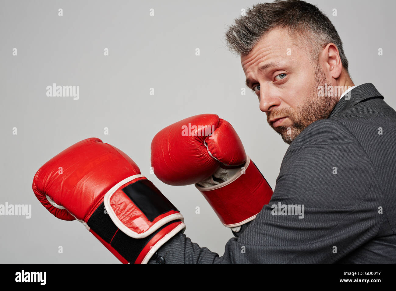 Serious boxer people hi-res stock photography and images - Alamy