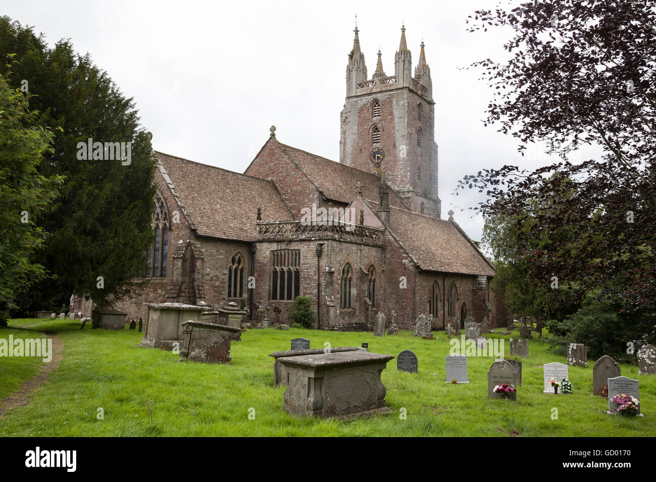 All Saints Church Newland "The Cathedral of the Forest" UK Stock Photo ...