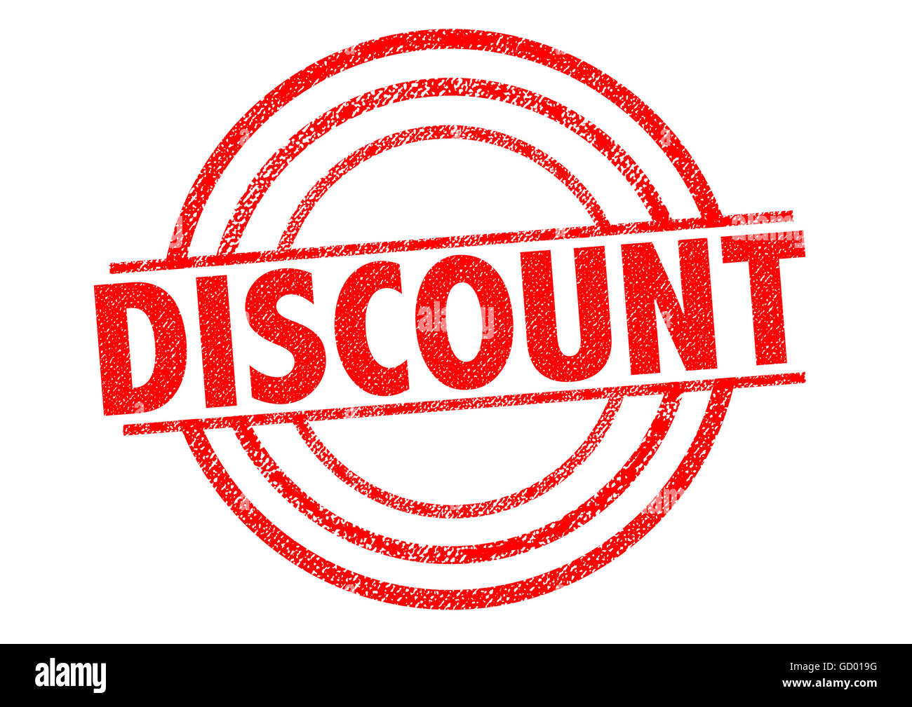 DISCOUNT red Rubber Stamp over a white background Stock Photo - Alamy