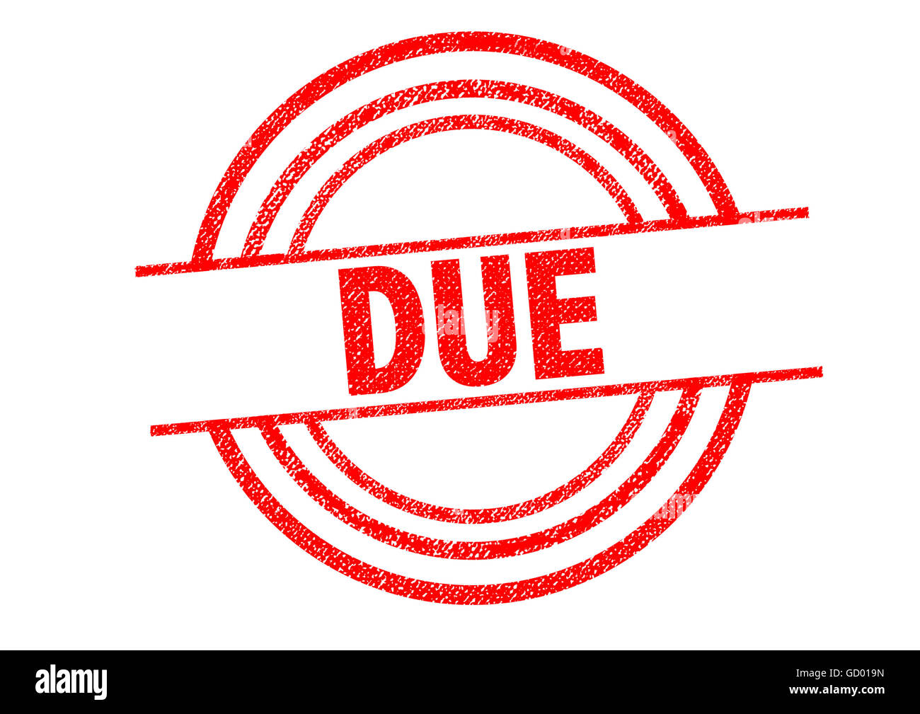 Payment due stamp hi-res stock photography and images - Alamy