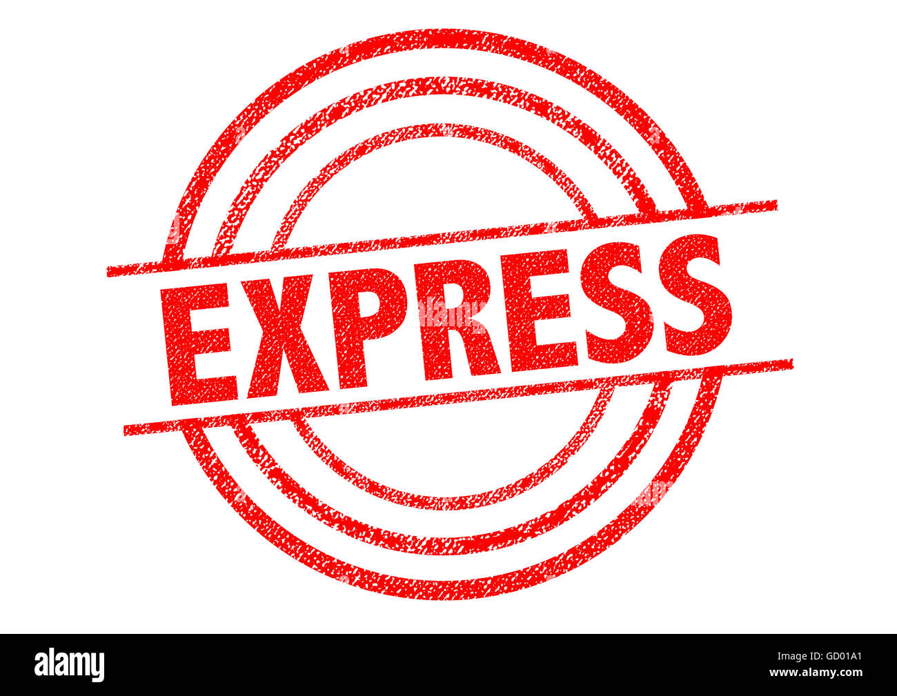 EXPRESS red Rubber Stamp over a white background Stock Photo - Alamy