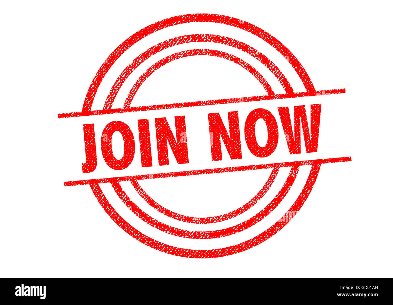 JOIN NOW Rubber Stamp over a white background Stock Photo - Alamy