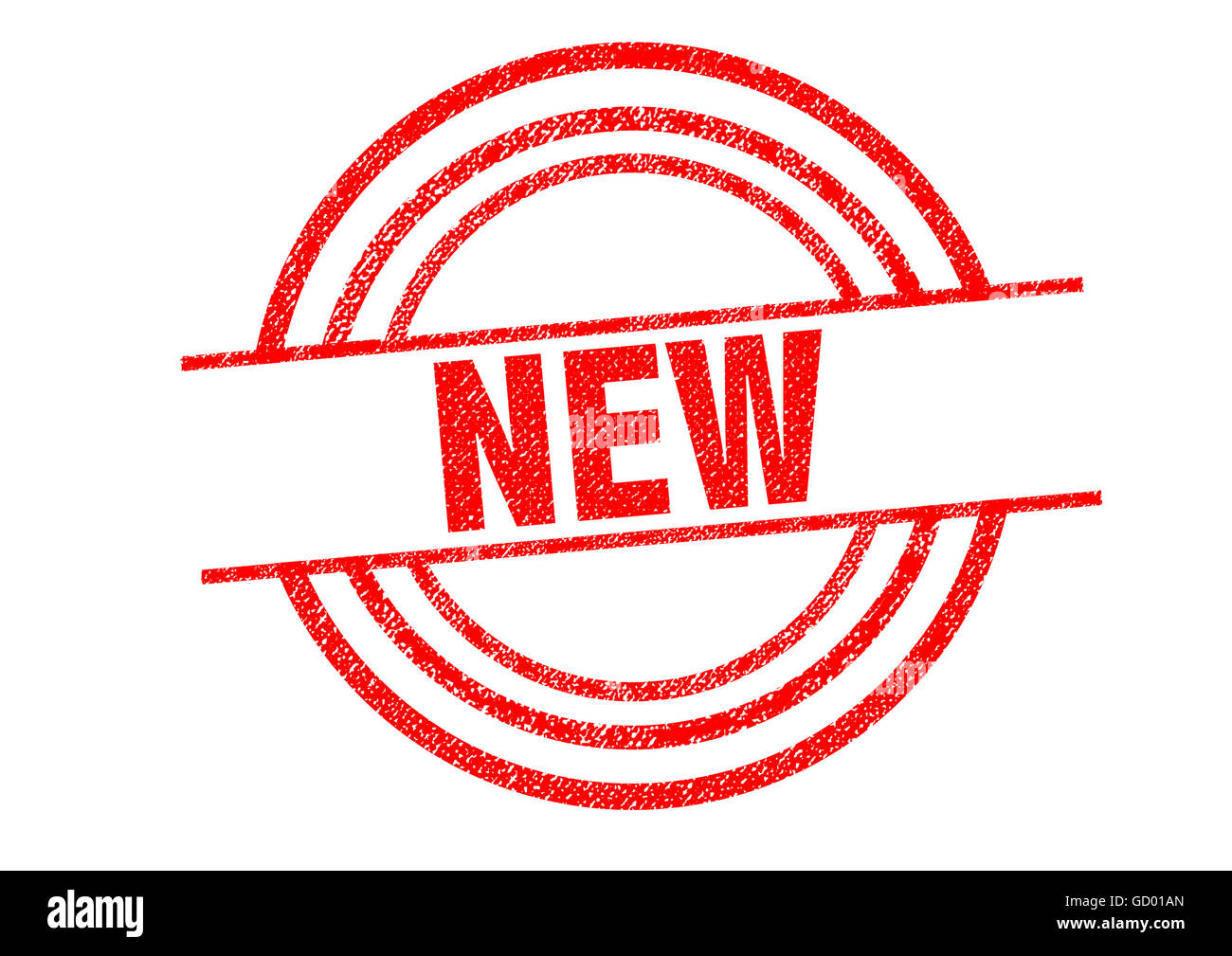 NEW Rubber Stamp over a white background Stock Photo - Alamy