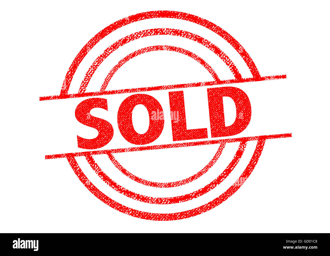 SOLD red Rubber Stamp over a white background Stock Photo - Alamy
