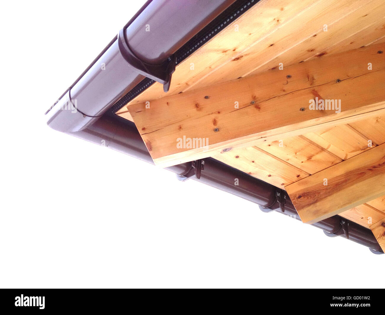 roof structure with wooden rafters in traditional style Stock Photo - Alamy