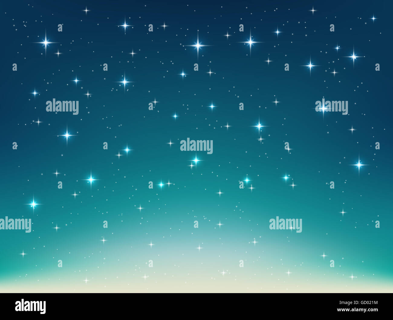 background with night, stars in the sky, shining light. Abstract ...