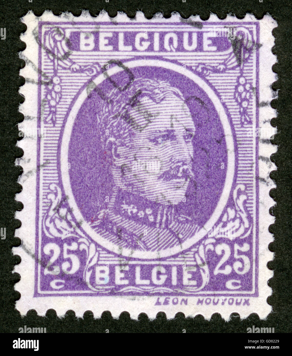 Belgium Post Mark Stamp High Resolution Stock Photography and Images ...