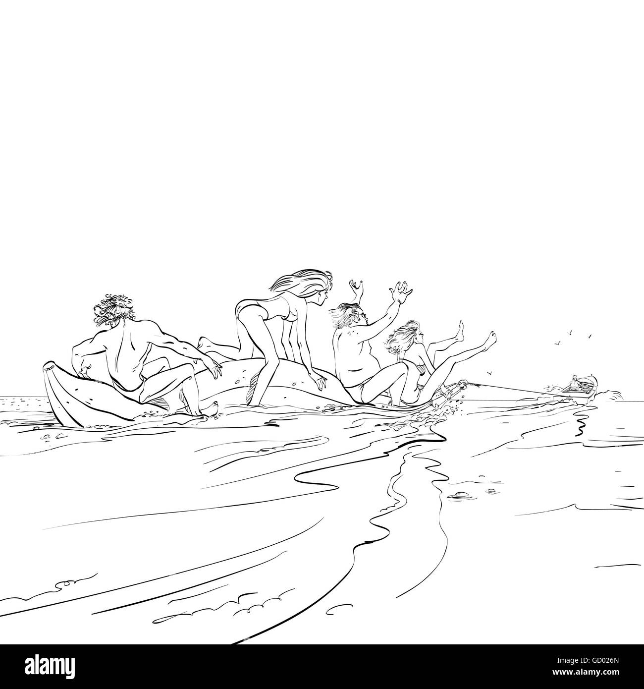 Having fun with art Cut Out Stock Images & Pictures - Alamy