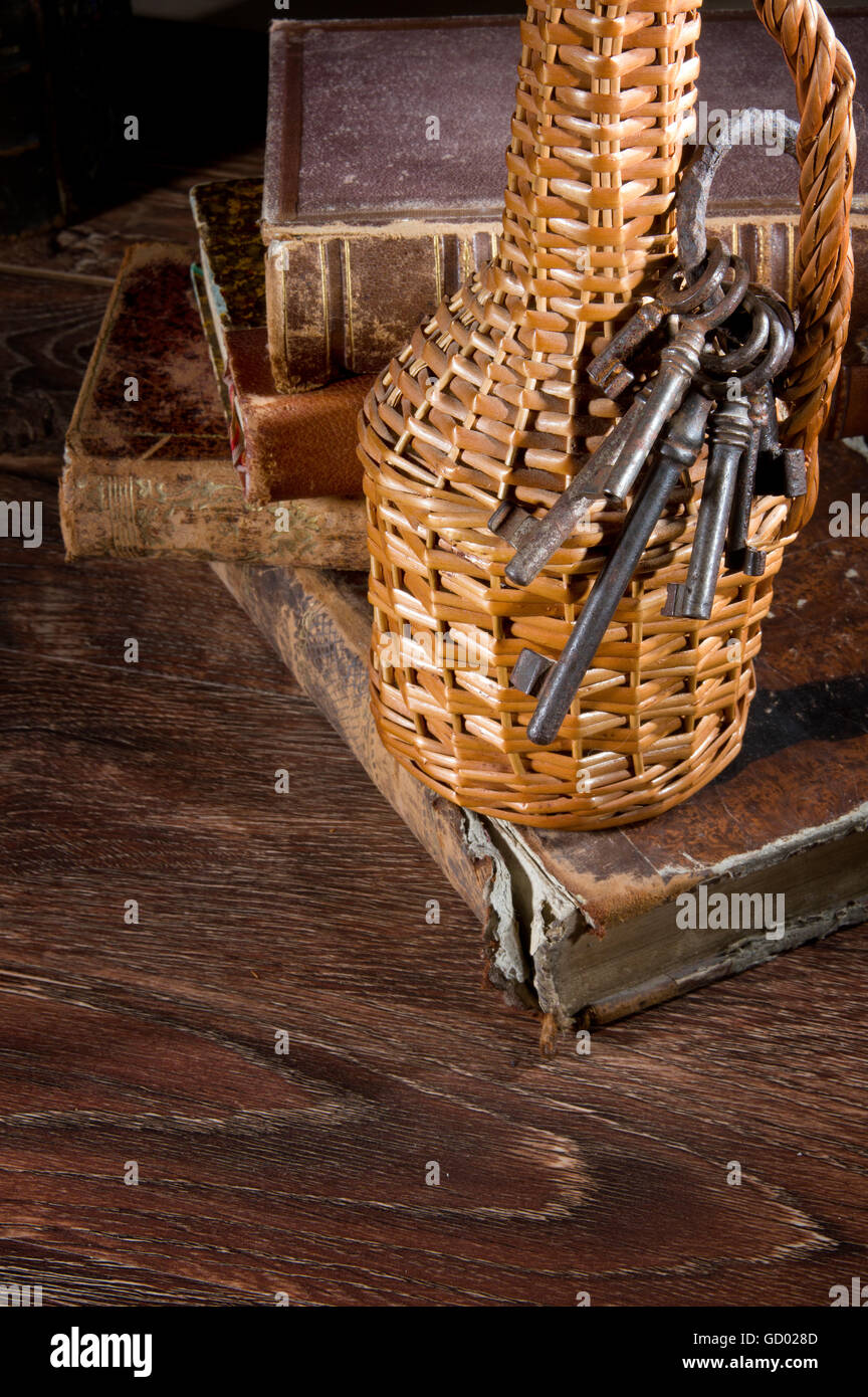 Ancient keys . Once they could open different locks Stock Photo - Alamy