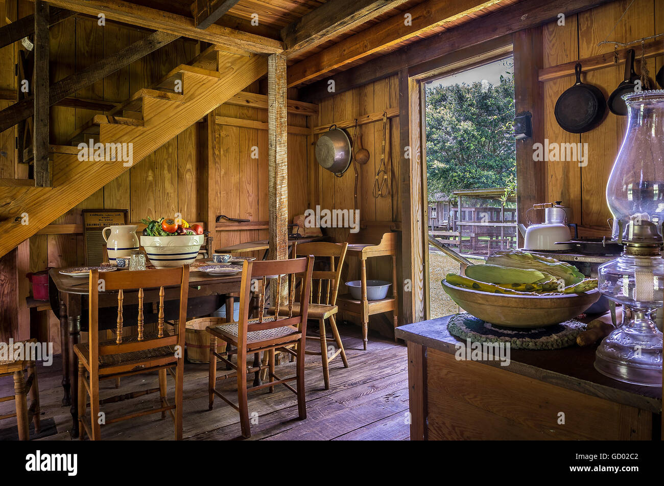 Dining Room Circa 1900 Stock Photo - Alamy