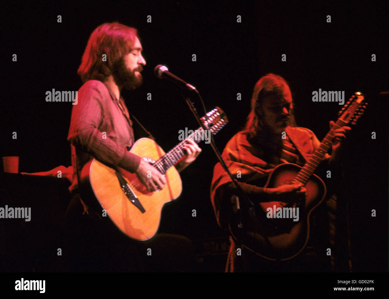 Dave Mason in concert in Charleston, South Carolina, in 1975 Stock ...