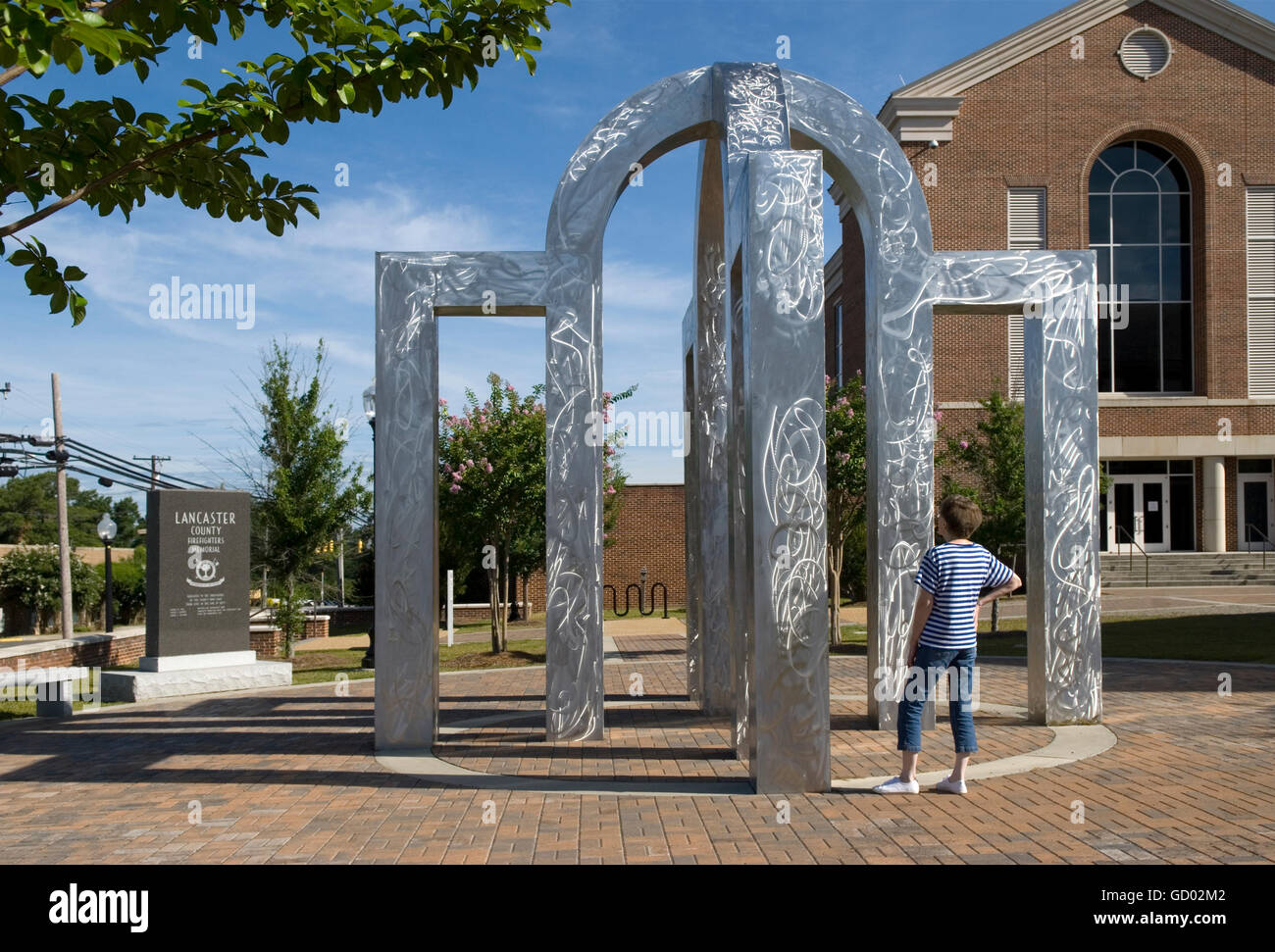 Lancaster County Memorial SC USA Stock Photo - Alamy
