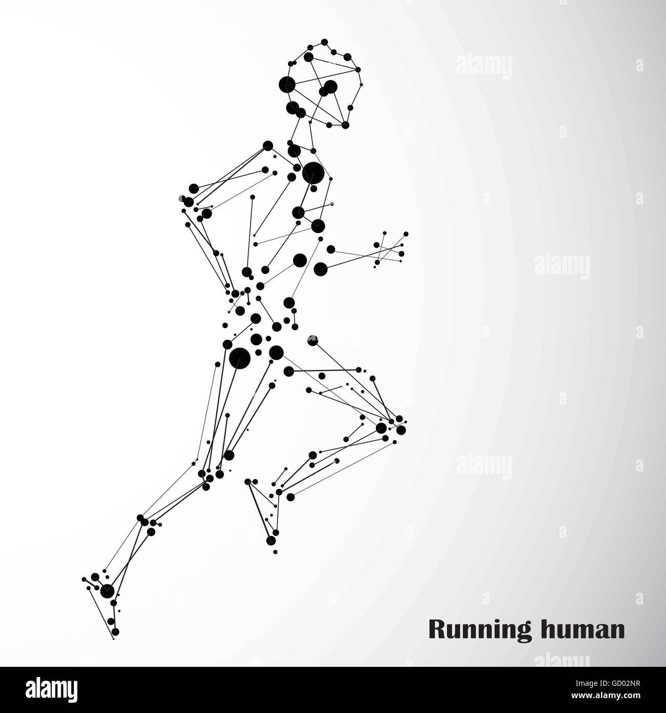 Abstract running man Stock Vector Image & Art - Alamy