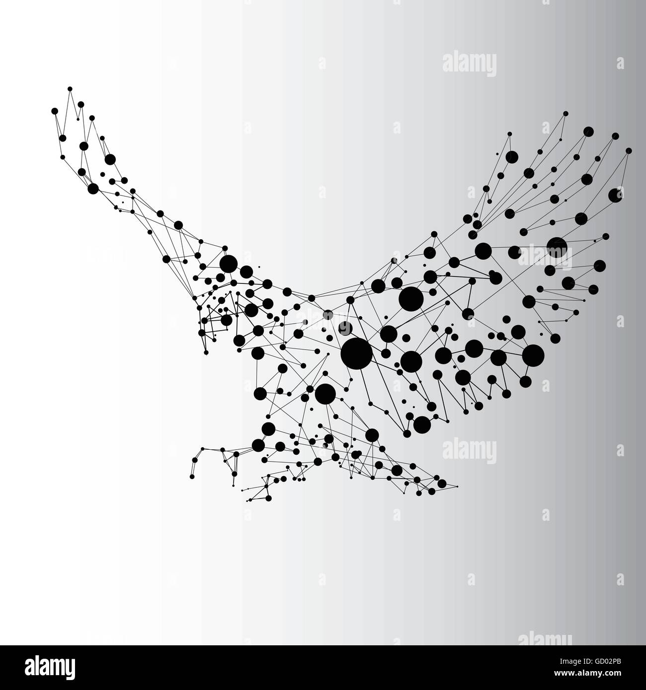 Abstract black eagle Stock Vector Image & Art - Alamy