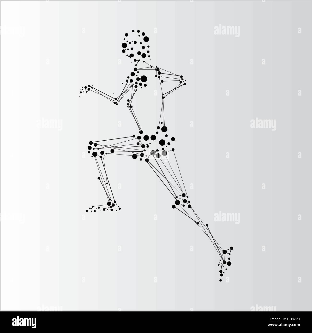 Abstract running man Stock Vector Image & Art - Alamy